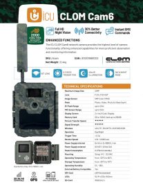 Miško ir žvėrių stebėjimo kamera ICU CLOM Cam 6 - pixel